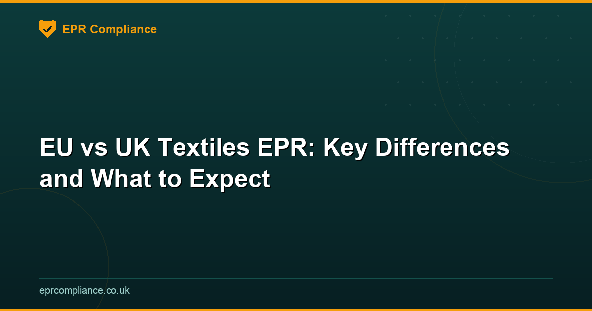 EU vs UK Textiles EPR: Key Differences and What to Expect